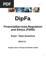 CeMAP 1 Mock Exam Paper | PDF | Mortgages | Insurance