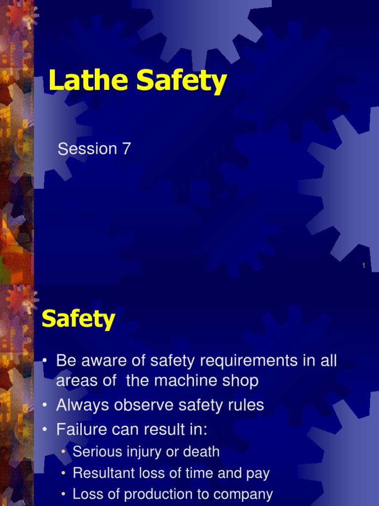 Lathe Safety Guidelines | PDF | Business