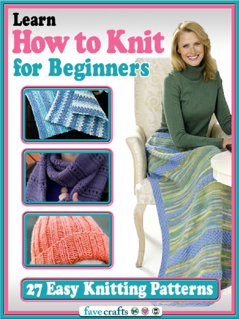 Learn How To Knit For Beginners 27 Easy Knitting Patterns PDF | PDF ...