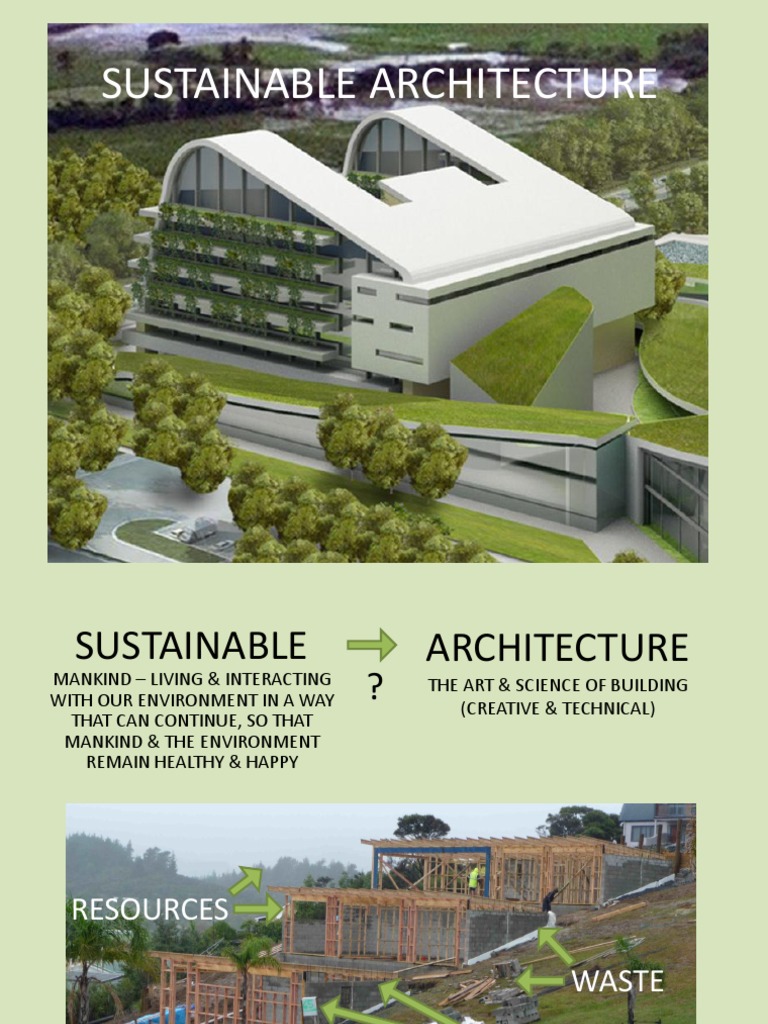 Sustainable Architecture Practices | PDF