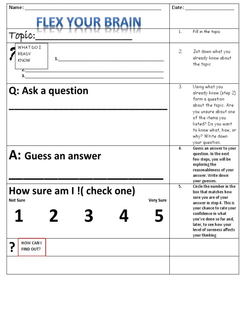 Flex Your Brain | PDF