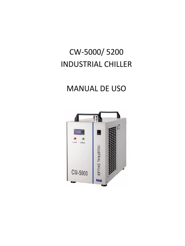Chiller CW 5000 | PDF | Refrigeración | Point and Click