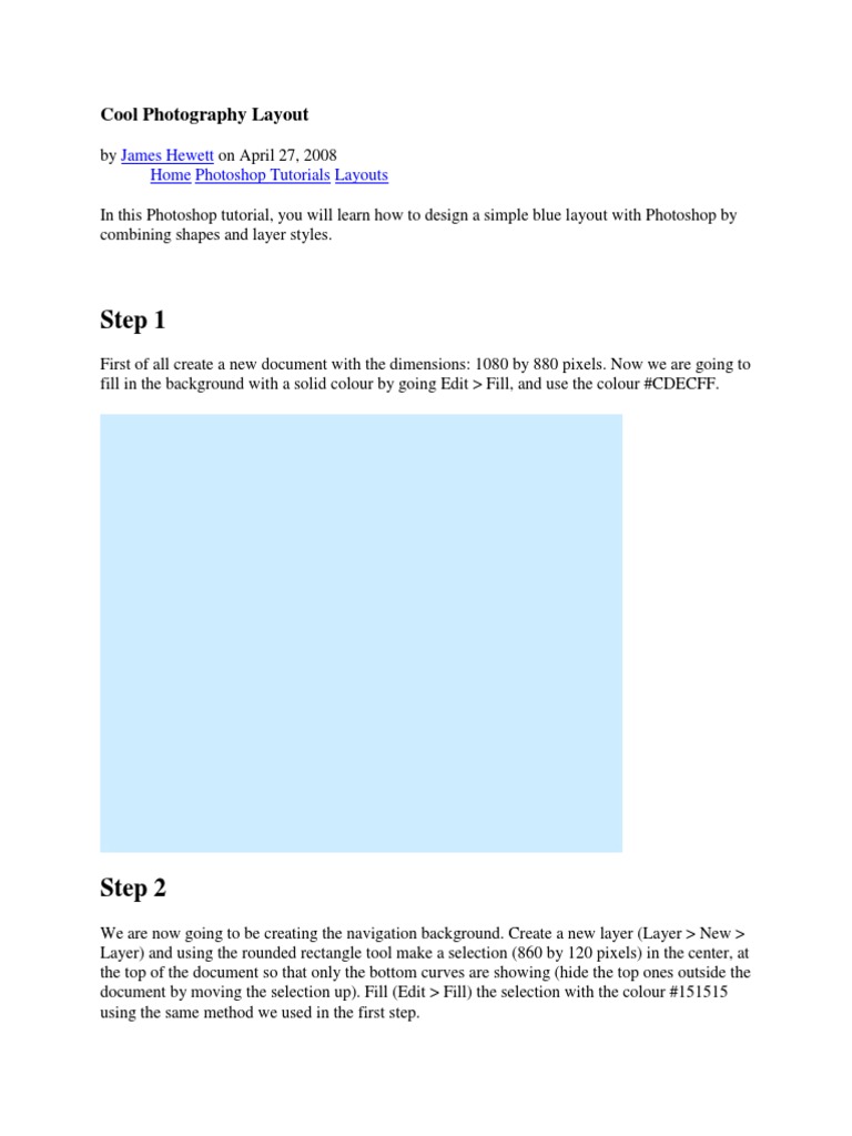 Cool Photography Layout | Download Free PDF | Adobe Photoshop | Graphic ...