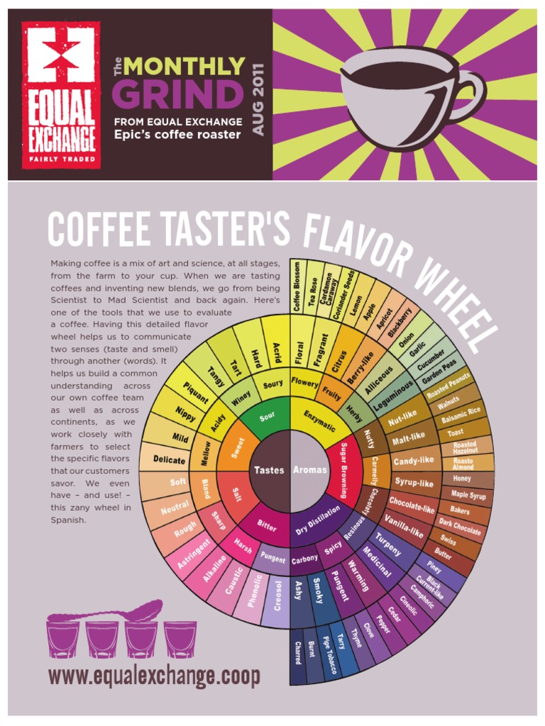 Coffee Taster's Flavor Wheel Guide | PDF