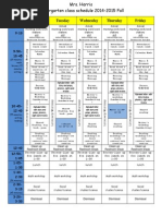 1st Grade Daily Schedule | PDF