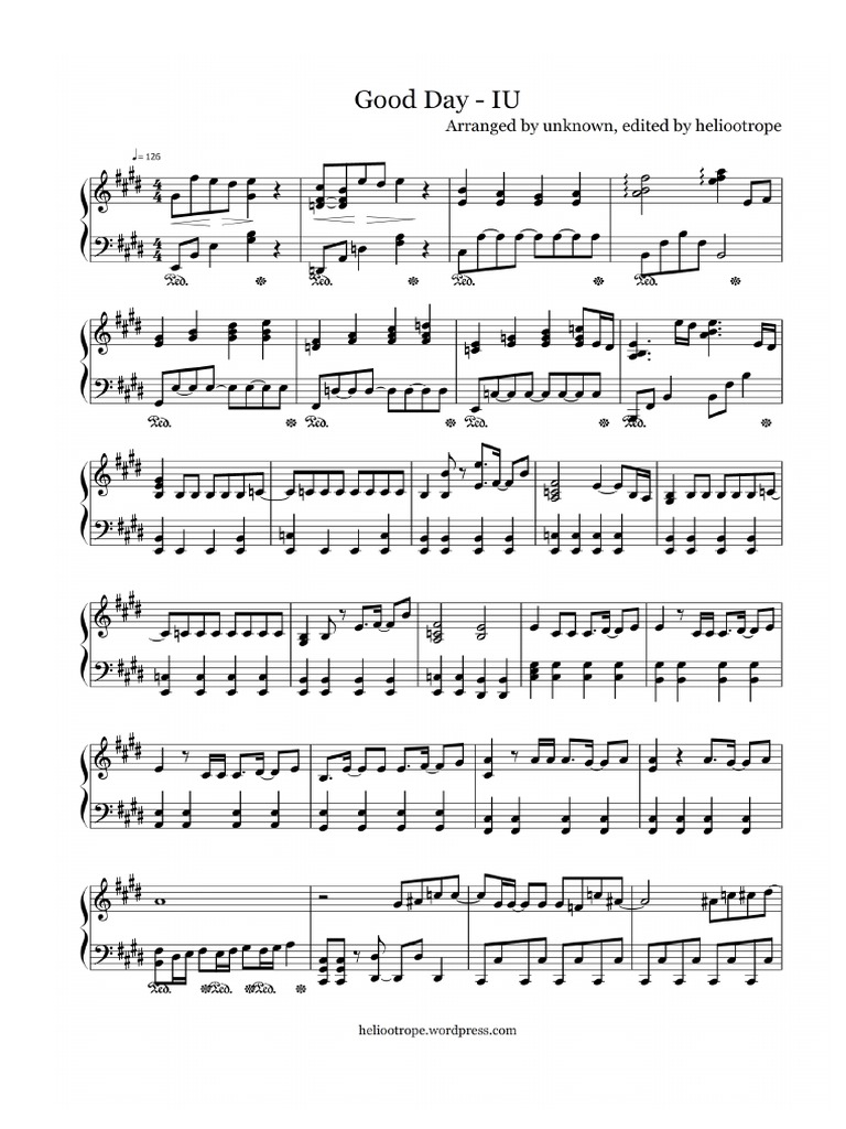 Good Day - IU | PDF