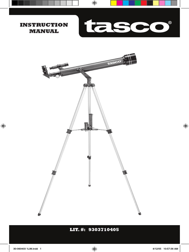 Tasco Telescope | PDF | Applied And Interdisciplinary Physics | Glass ...