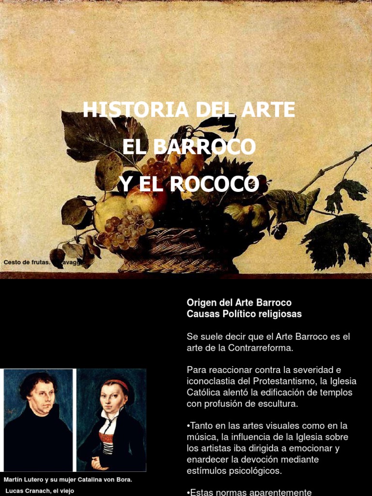 19 Barroco y Rococo 2013 | PDF | Barroco | Artes (general)