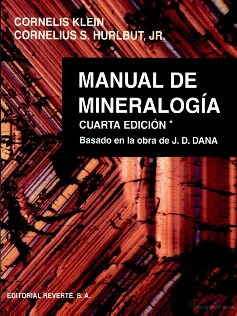 Manual de Mineralogía Vol. 1 | PDF