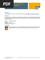 SAP Travel Management Configuration Guide | PDF | Per Diem | Computing