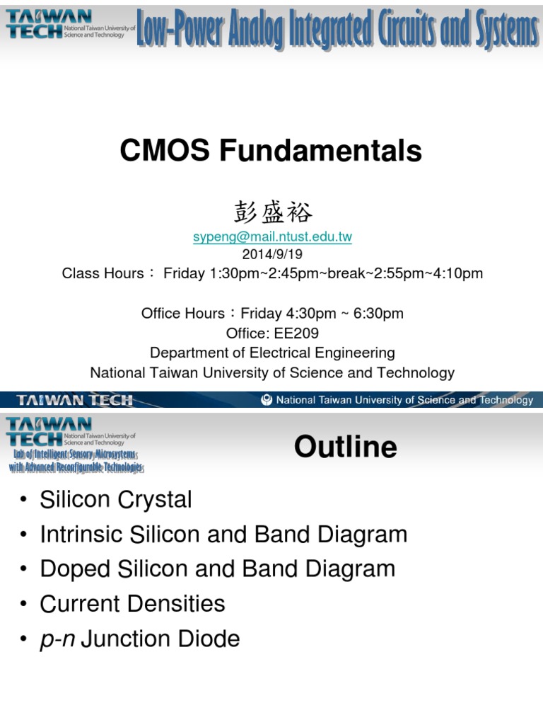 CMOS Fundamentals and Silicon Properties | PDF | Doping (Semiconductor ...