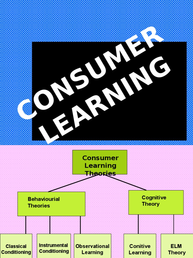 Consumer Learning Theories Explained | PDF
