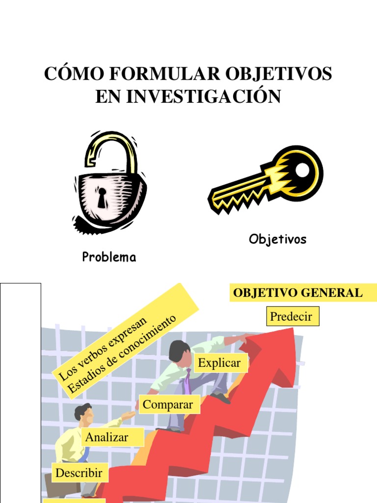 Cómo formular objetivos de investigación | PDF | Verbo | Hospital