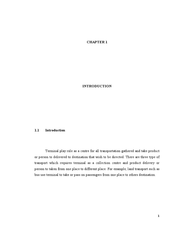 Cause Inefficiency Bus Operation Flow at The Larkin Bus Terminal | PDF ...