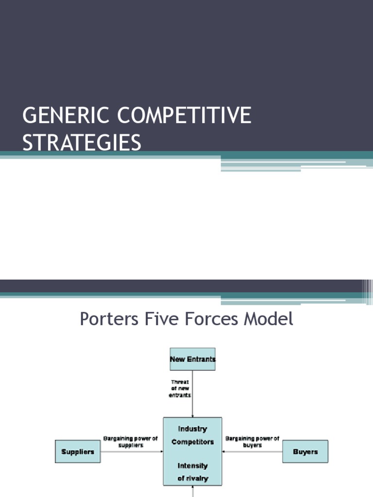 Generic Competitive Strategies | PDF | Strategic Management | Competition