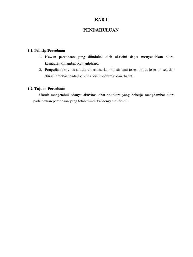 FARMAKOLOGI (Antidiare) | PDF