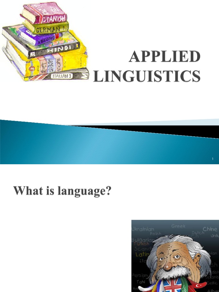 Applied Linguistics Intro Foreign Language Linguistics 