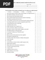 !aberrant Behavior Checklist Irritability Scale With Instructions | PDF ...