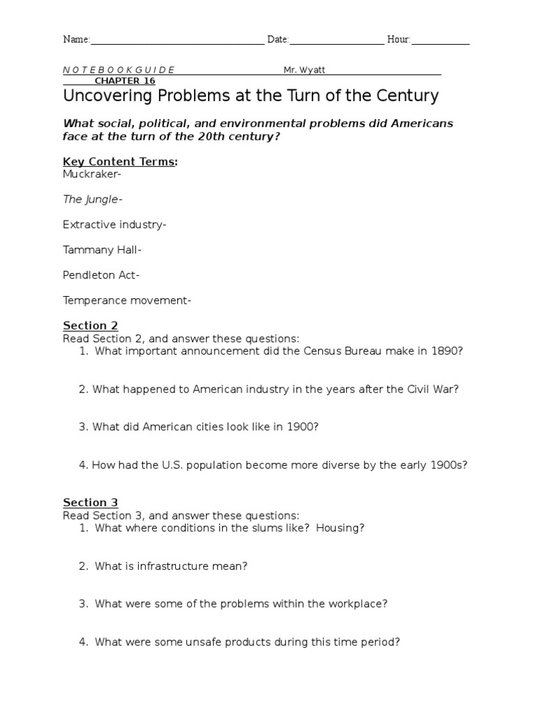 Uncovering Problems at The Turn of The Century | PDF