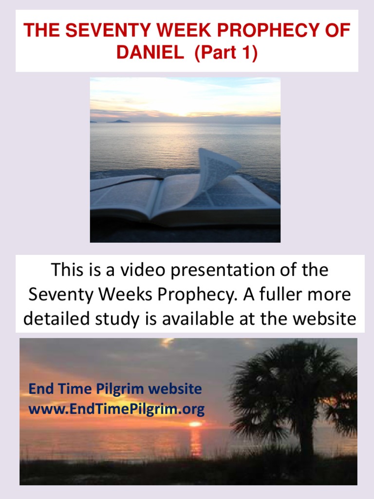 The Seventy Week Prophecy of DANIEL (Part 1) | PDF | Ezra | Biblical Magi