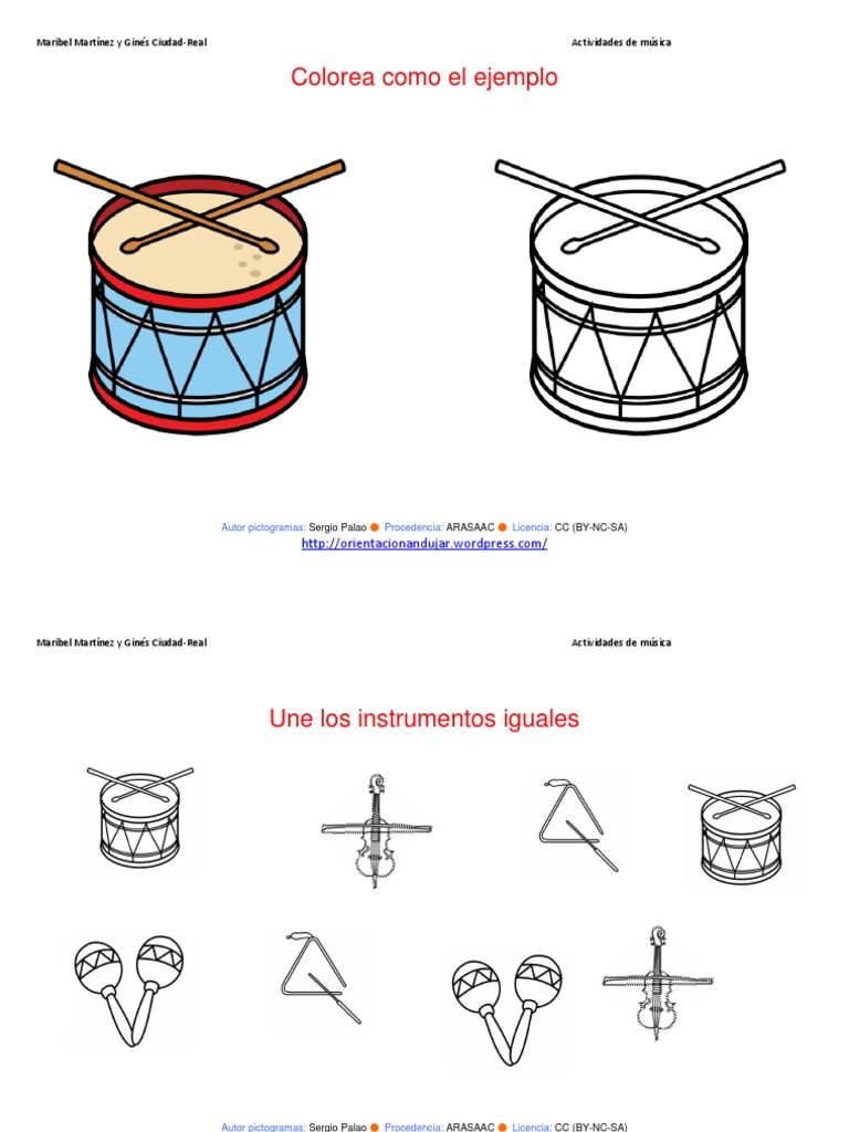 Actividades para La Clase de Musica-1 PDF | PDF | Arte