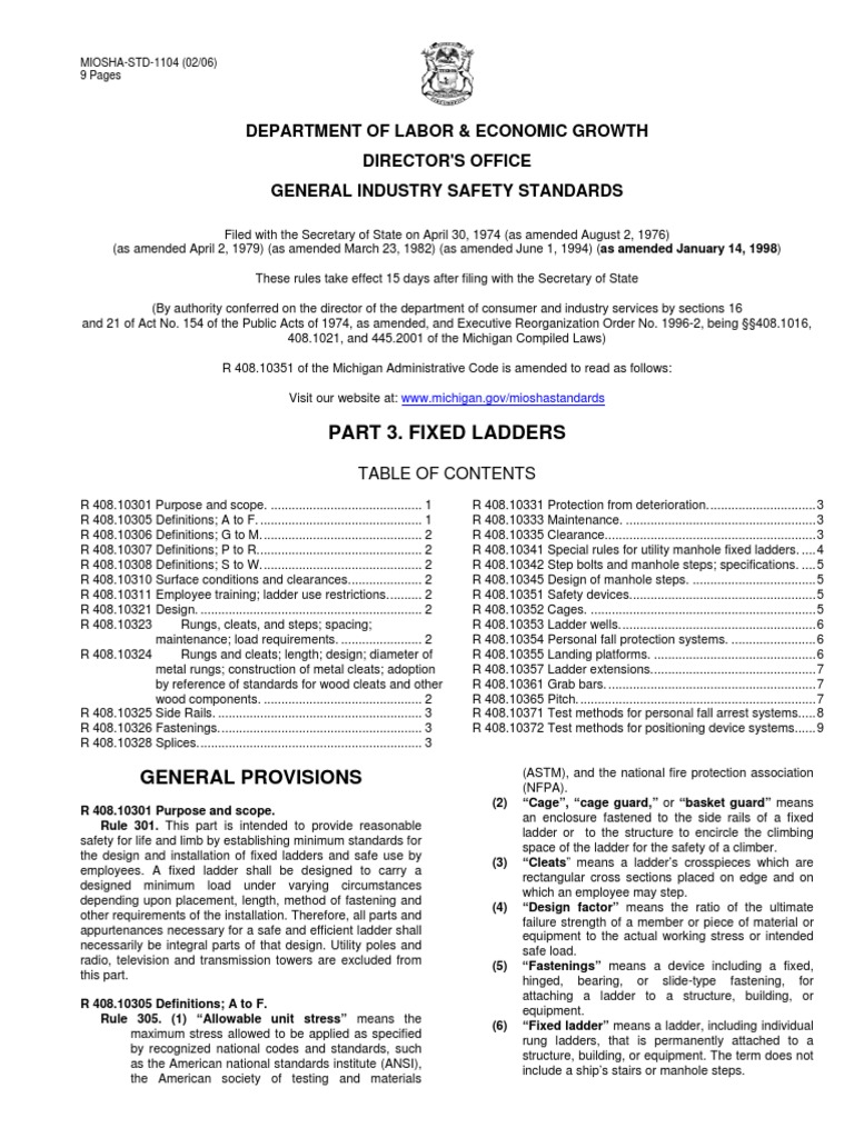 OSHA LADDERS.pdf | Ladder | Stairs