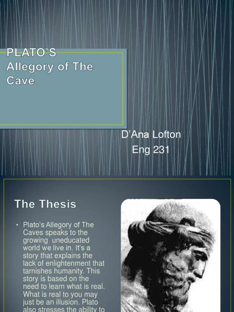 Eng 231 Platos Allegory | PDF