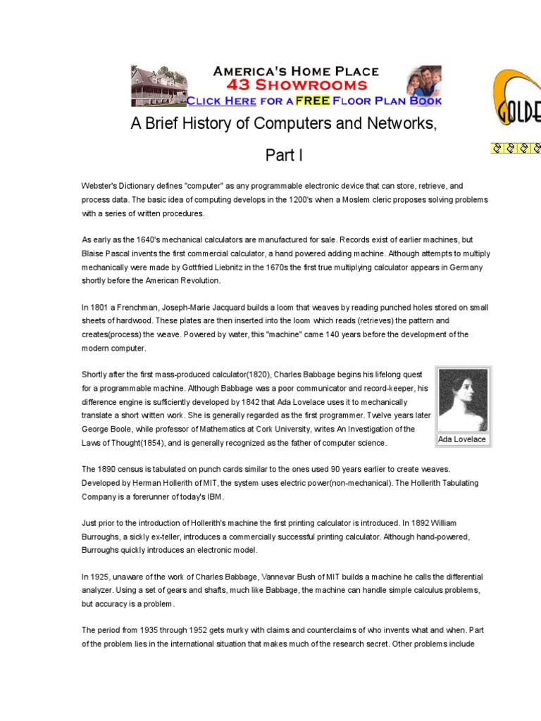 History Computer | PDF | Computer Engineering | Computer Science