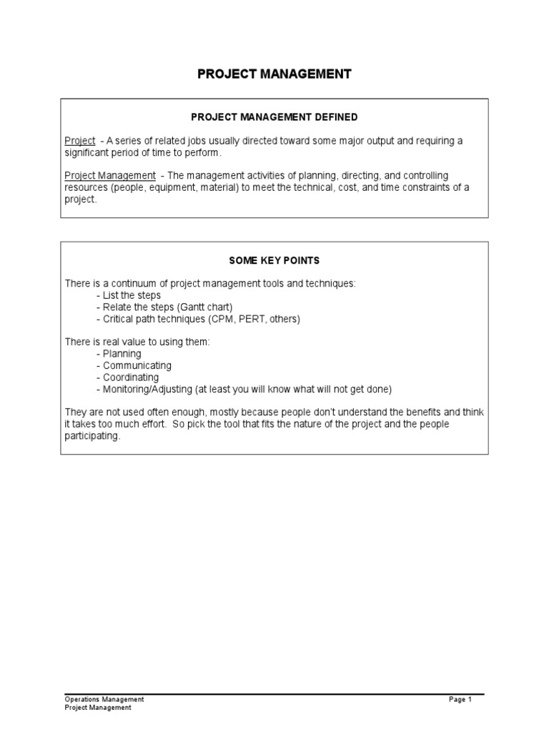 HO 3 Project Management | PDF | Project Management | Systems Science