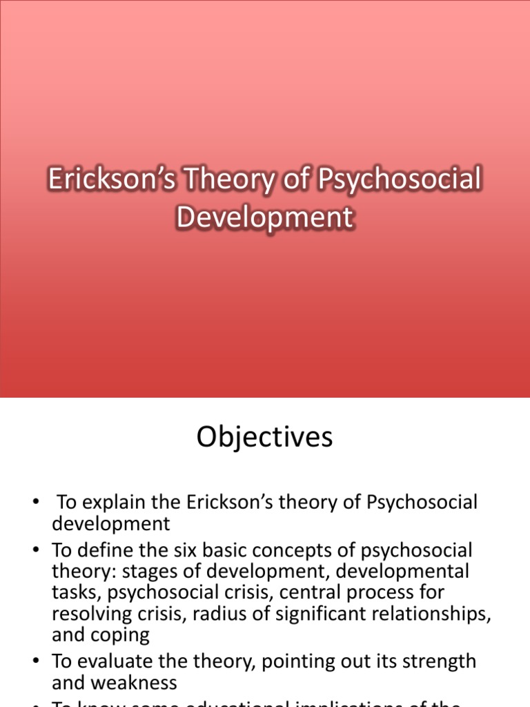 Educators' Guide to Erikson's Theory | PDF | Developmental Psychology ...