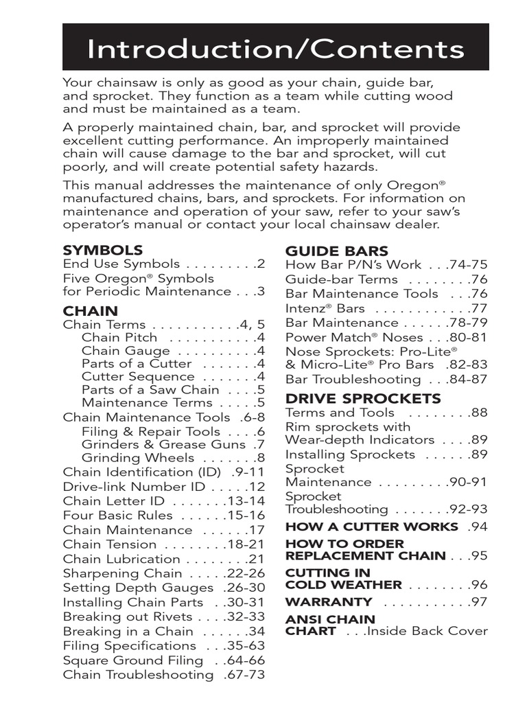 Ms - 02 Introduction Important Symbols, Chain Terms, Chain Tools, Chain ...