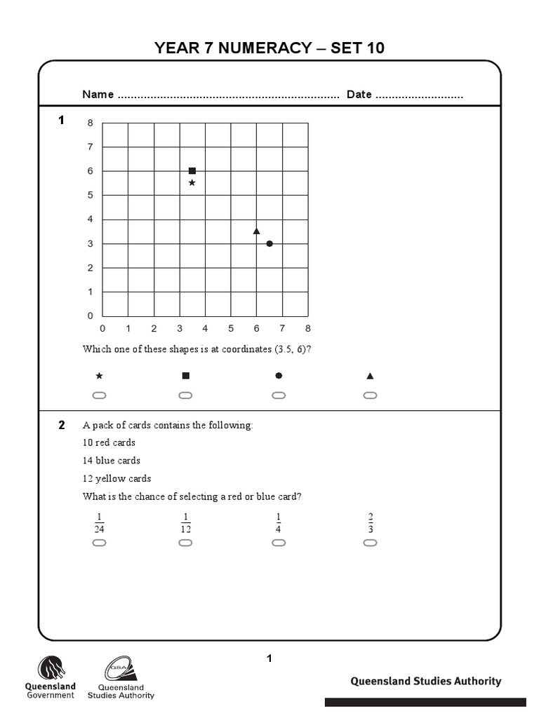 Naplan Yr7 Test Prep Set10