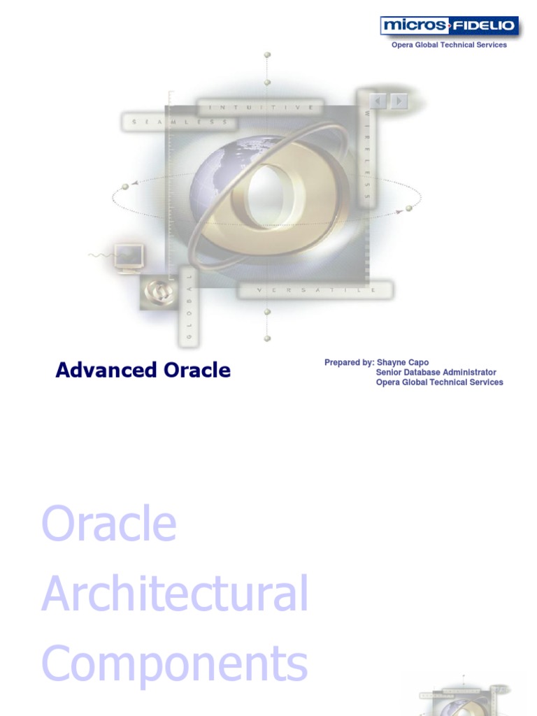 Advanced Oracle Opera Global Technical Services Pdf Oracle Database Database Index