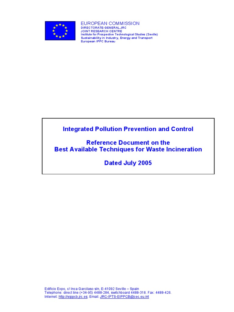 Integrated Pollution Prevention and Control Reference Document On The ...