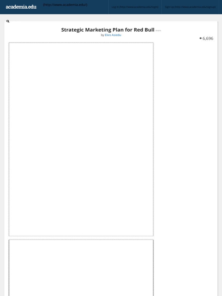 Strategic Marketing Plan For Red Bull - Elvis Asiedu - Academia - Edu ...
