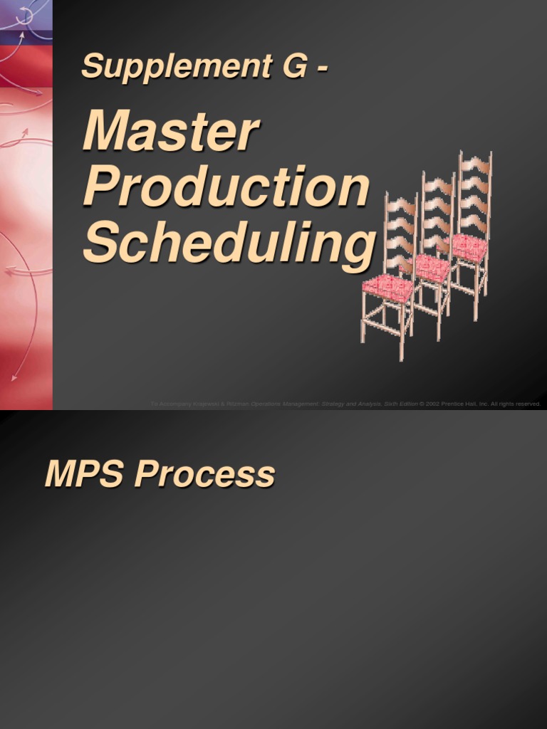 Master Production Scheduling | PDF | Operations Management | Commercial ...