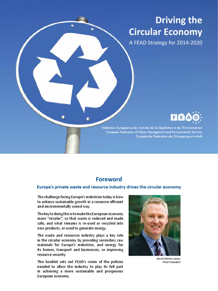 FEAD's Circular Economy Strategy 2014-2020 | PDF | Recycling | Waste