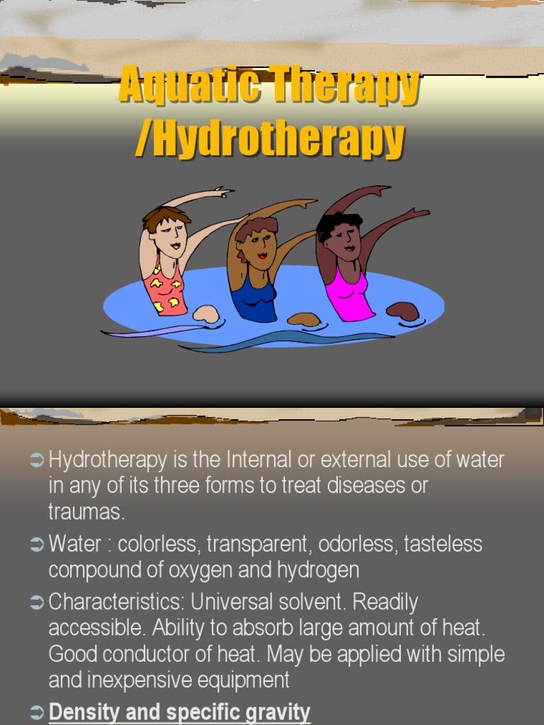 Hydrotherapy | PDF | Laminar Flow | Buoyancy