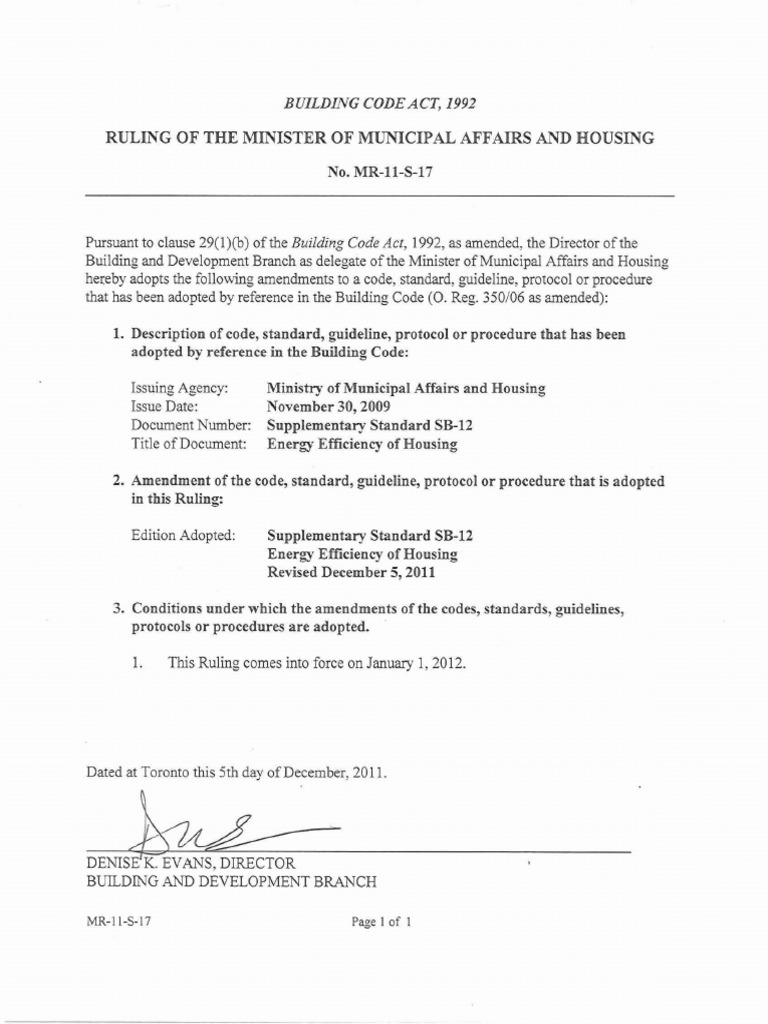 ST OBC Supplementary Standard SB-12 (2011!12!05) | PDF | Building ...