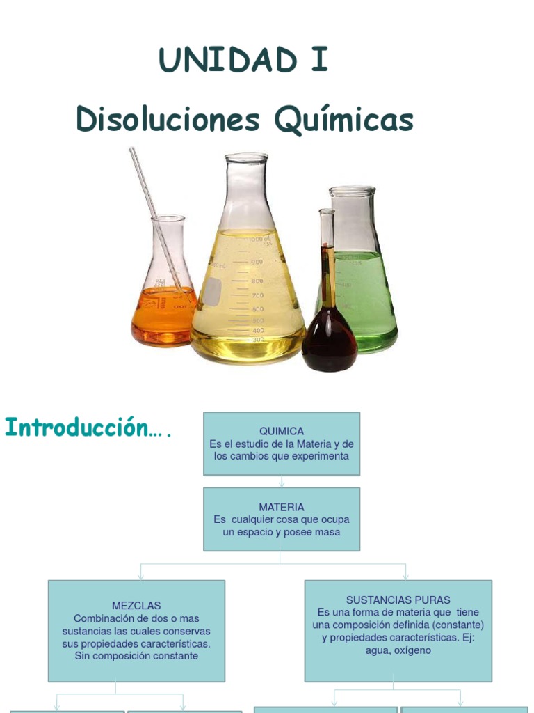 Disoluciones | PDF | Solubilidad | Solución