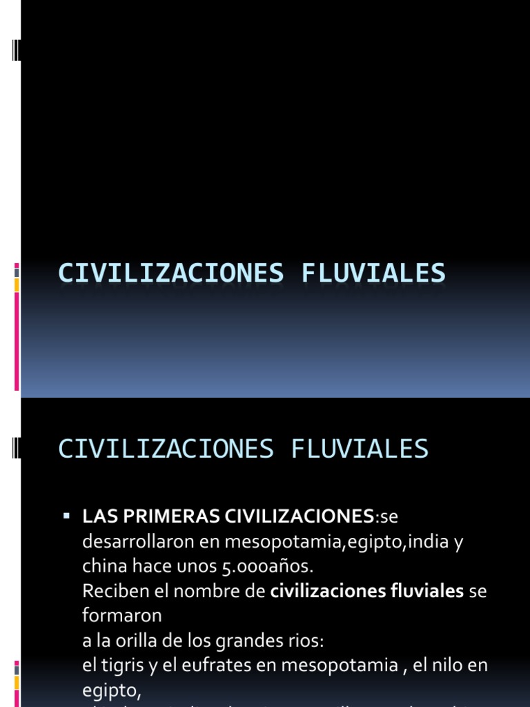 Civilizaciones Fluviales Mesopotamia Y Egipto Pdf Babilonia