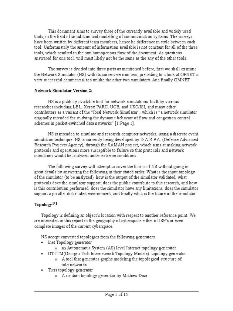 Network Simulator | PDF | Kernel (Operating System) | Simulation