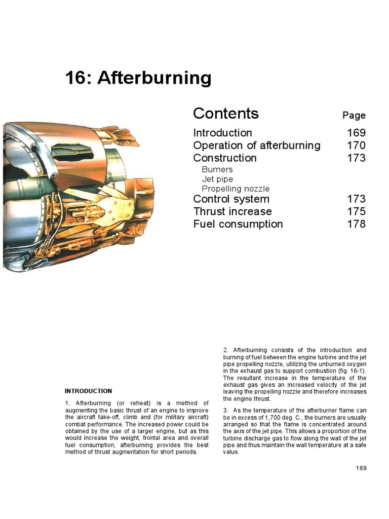 Afterburning Jet Engine Overview | PDF | Jet Engine | Combustion