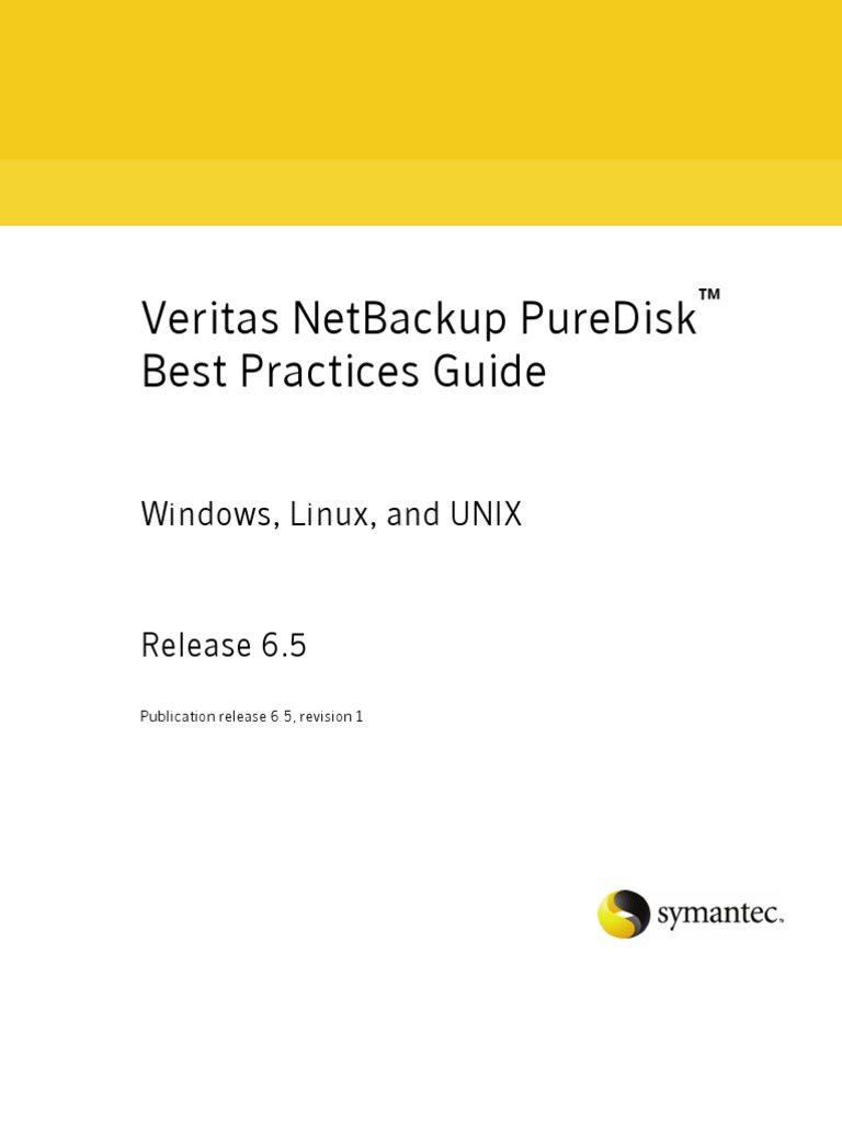 PureDisk Best Practices | PDF | Backup | Computer File