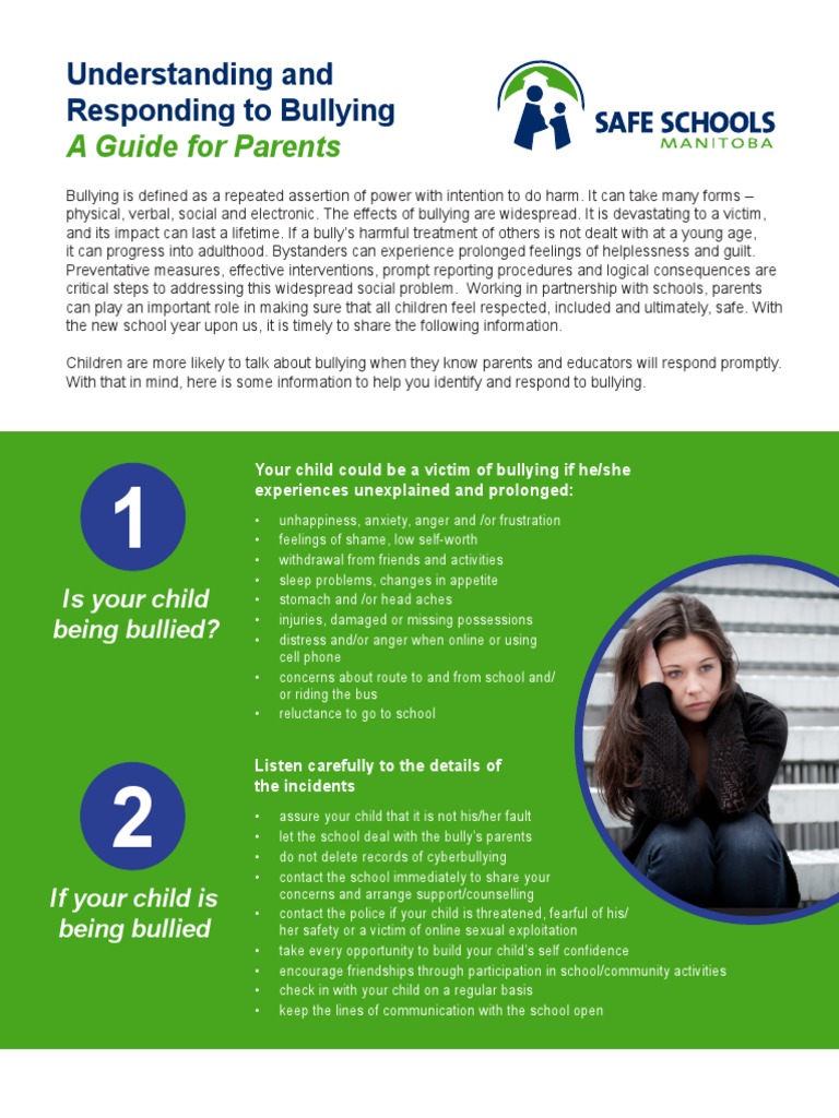 Understanding and Responding To Bullying | PDF | Bullying | Cyberbullying