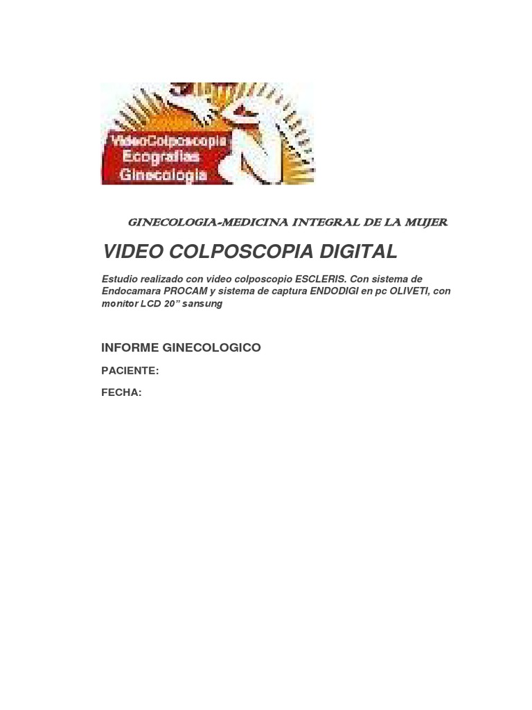 Colposcopia Digital Informes | PDF