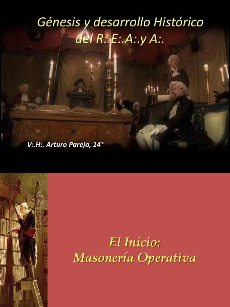 Génesis del Rito Escocés Antiguo y Aceptado | Masonería | Escocia ...