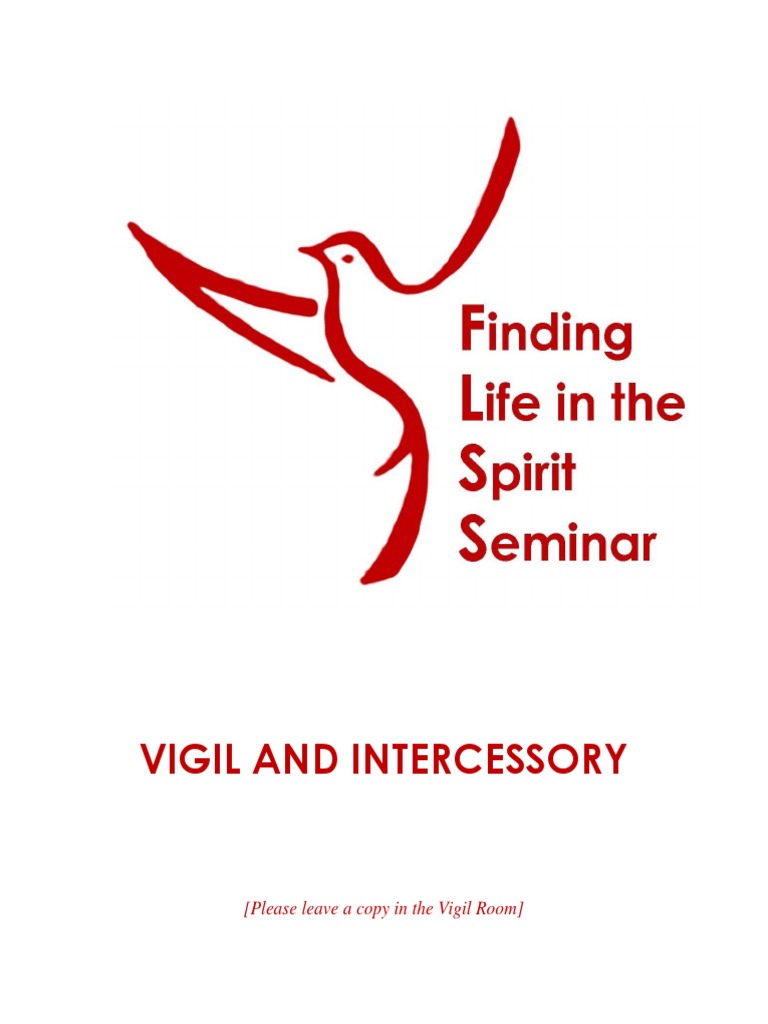 JITS FLSS Prayer On The Vigil Room | PDF | Intercession | Prayer