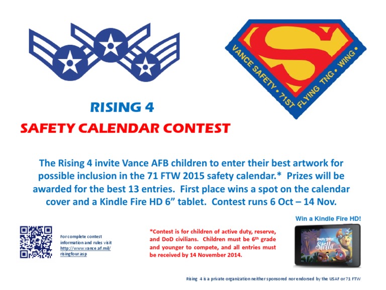 Safety Calendar Contest - Flyer (3 Oct) | PDF | Business