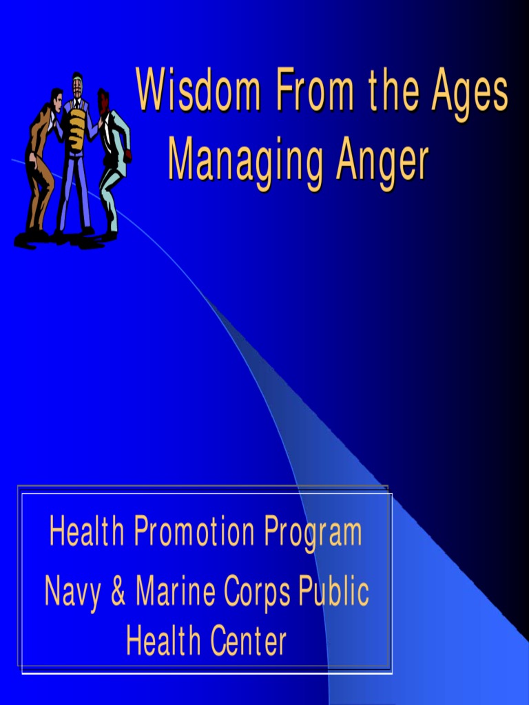 Wisdom of Managing Anger | PDF | Anger | Psychology